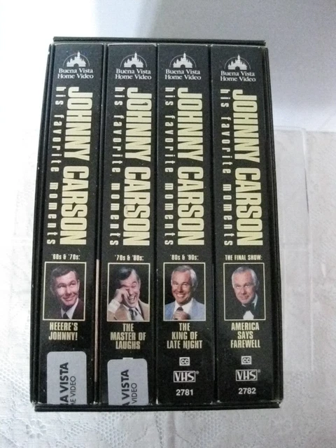 THE JOHNNY CARSON Collection his Favorite Moments VHS Tapes 1960'S to ...