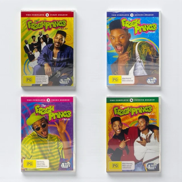 THE FRESH OF Bel-Air: Complete Season 1-4 DVDs - Region 4, PAL - New & Sealed $39.95 - PicClick AU