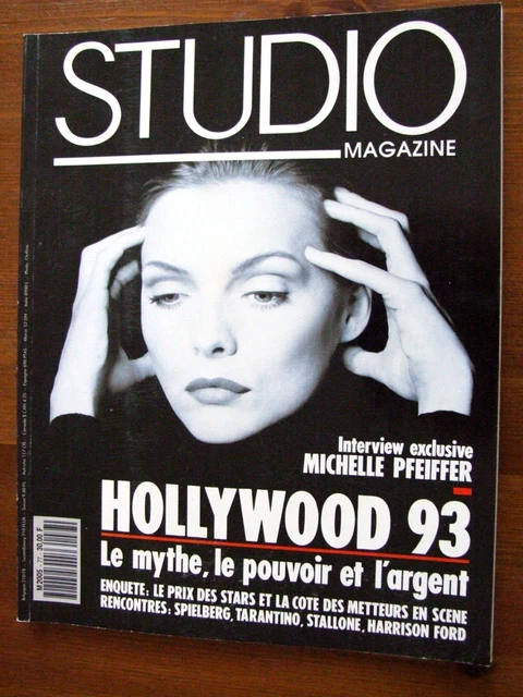 MAGAZINE STUDIO N°77 1993 Michelle Pfeiffer Steven Spielberg Clint ...