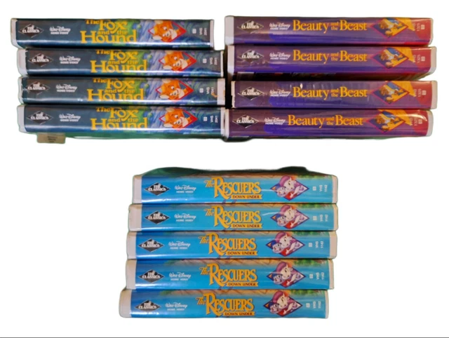 WALT DISNEY VINTAGE Ultra Rare Black Diamond VHS Tapes Lot Bundle ...