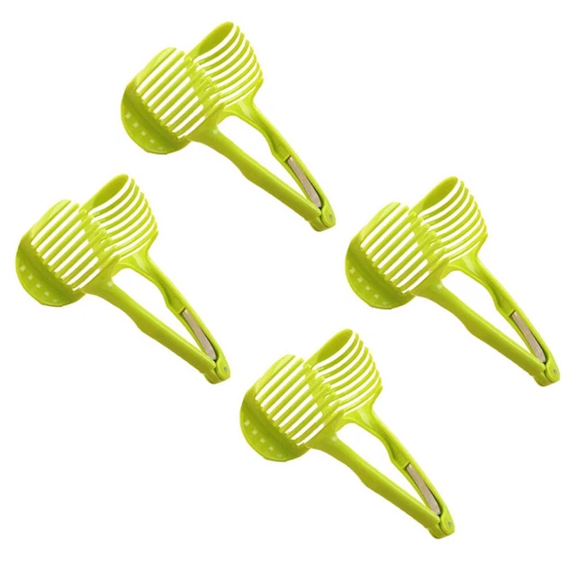 4 PCS MANUAL Tomato Slice Effective Lemon Tong Round Fruit Slicer £11. ...