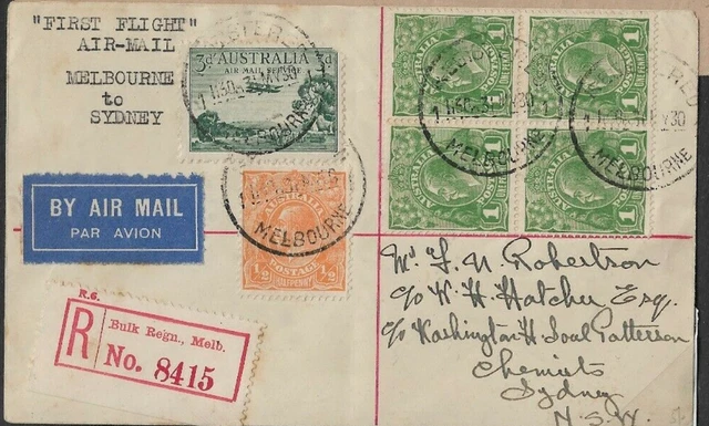 AUSTRALIAN COVER 1D block Melbourne to Sydney [ gy081] $75.00 - PicClick AU