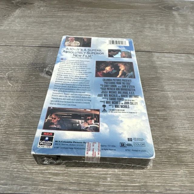 POSTCARDS FROM THE Edge (VHS, 1991) Shirley MacLaine Meryl Streep ...