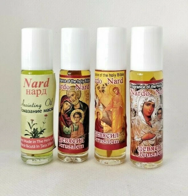 MARY MAGDALENA 100% Nard Anointing Oil with Olive leaf from Jerusalem ...