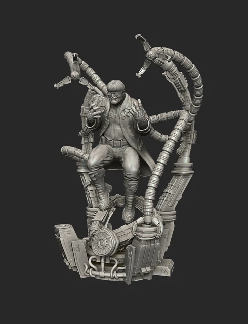 DOC OCK SPIDERMAN Marvel Resin 3d printed DIY model kit 1:6 Scale £89. ...