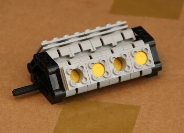 LEGO TECHNIC V8 Engine Motor crankshaft piston cylinder block V 8 £9.99 ...