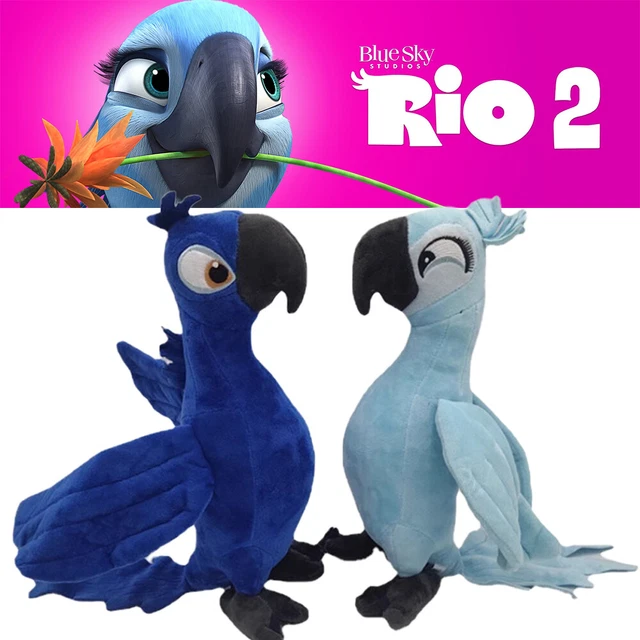 RIO 30CM SOFT Plush Toy Great Adventure Rio2 Macaw Animal Doll Kids ...
