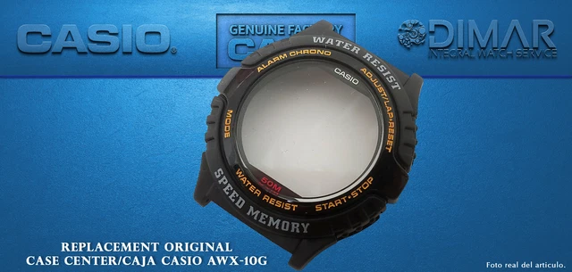 REMPLACEMENT ORIGINAL VINTAGE Boîte / Case Principal Casio AWX-10G, NOS ...