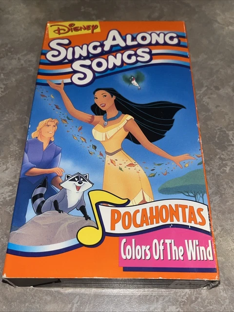 DISNEY SING ALONG Songs: Pocahontas Colors of the Wind [VHS] $6.89 ...