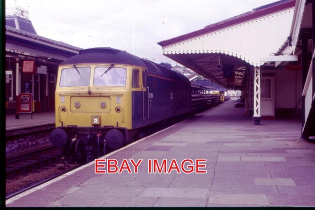 ORIGINAL 35MM SLIDE CLASS 47 LOCO NO 47258 AT TRURO STATION 6/85 £2.75 ...