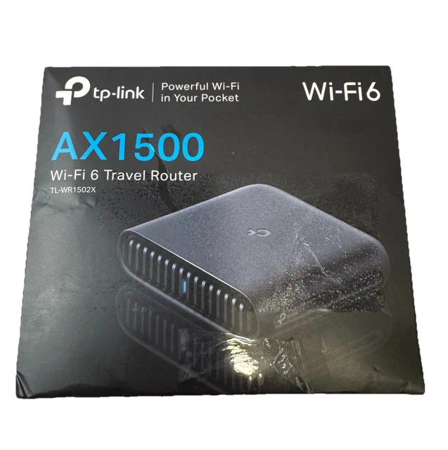 TP LINK WI-FI 6 Travel Router TL-WR1502X AX1500 Portable/Multiple Mode ...