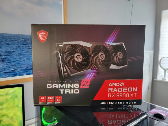 AMD RADEON RX 6900 XT MSI Gaming Trio X Graphics Card, 4K UHD, 16GB ...