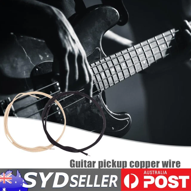 GUITAR PICKUP COPPER Cable Cloth-covered Pushback Vintage-style Wire ...