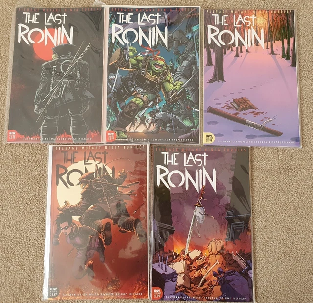 TMNT LAST RONIN Complete Set 1A, 2A, 3A, 4A, 5A - 1st Prints - IDW ...