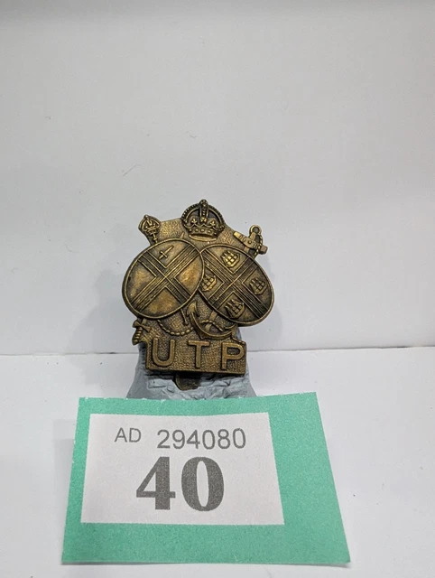 WORLD WAR II Upper Thames Patrol (UTP) Home Guard cap badge. £9.99 ...