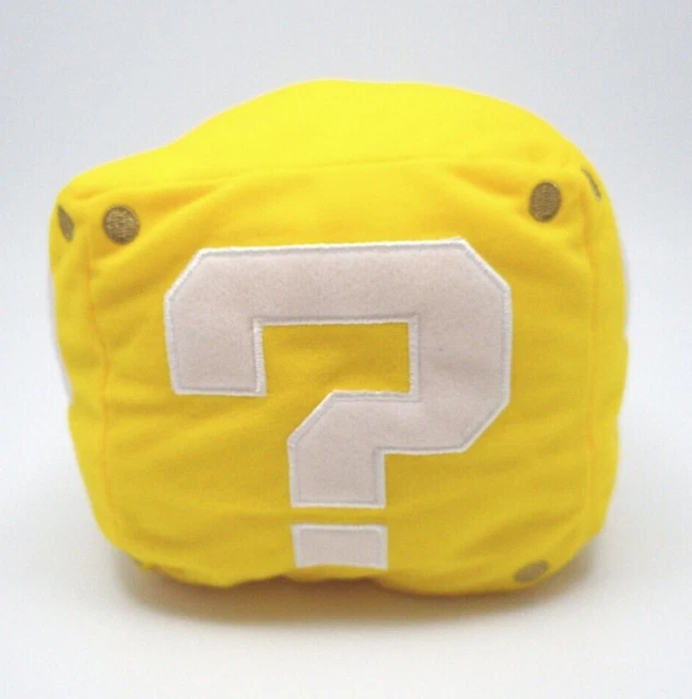 WORLD OF NINTENDO Super Mario Bros Question Mark Block Sound Plush £12. ...