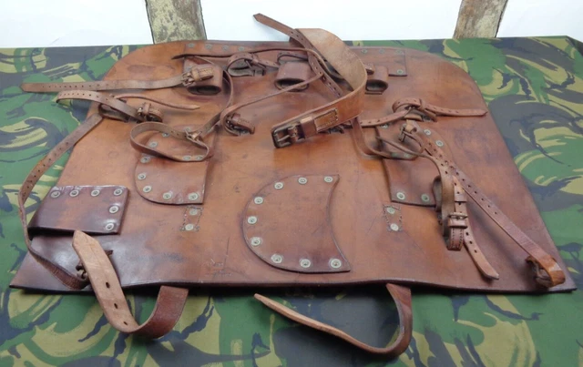 HUGE WW2 LEATHER British Army ENGINEER'S PACK MULE SIDE PANEL for ...