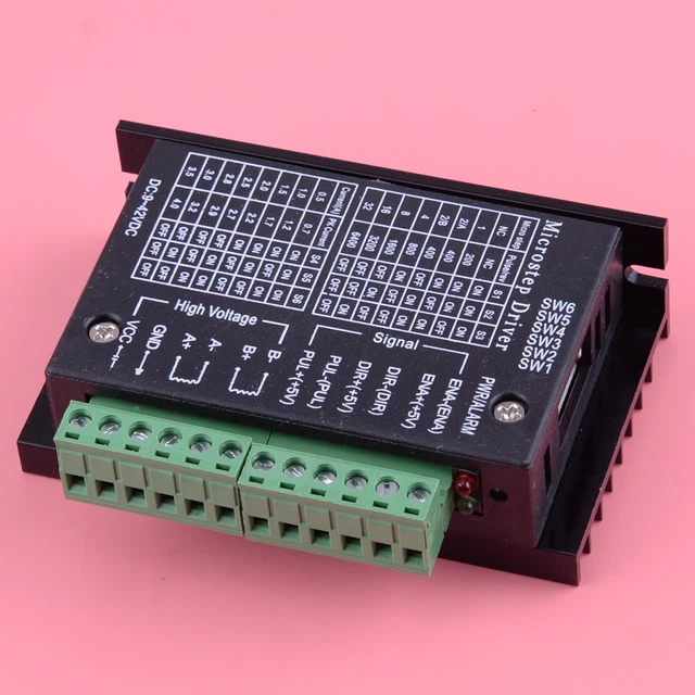 TB6600 DRIVER SINGLE Axis 4A Stepper Motor Controller 9~40VDC CNC Drive ... TB6600 DRIVER SINGLE Axis 4A Stepper Motor Controller 9~40VDC CNC Drive ...