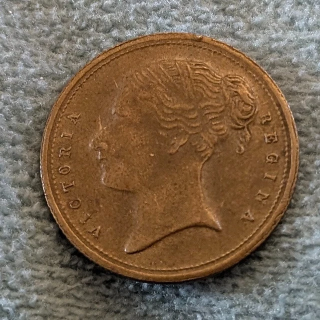 UNKNOWN QUEEN VICTORIA Coin Eagle Bird Gold Lustre British Old Antique ...