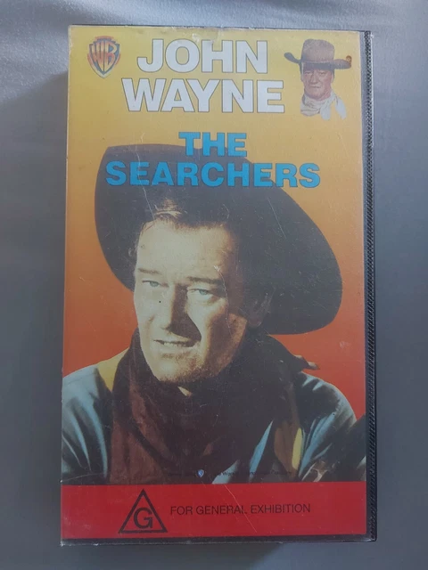 JOHN WAYNE THE Searchers VHS Video Tape Movie 1992 Time Life FREE POST ...
