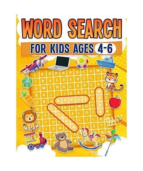 WORD SEARCH FOR Kids Ages 4-6 | 100 Fun Word Search Puzzles | Kids ...