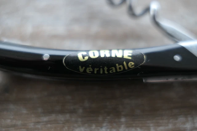 SUPERBE COUTEAU SOMMELIER Château Laguiole par Guy Vialis. Neuf. Old ...