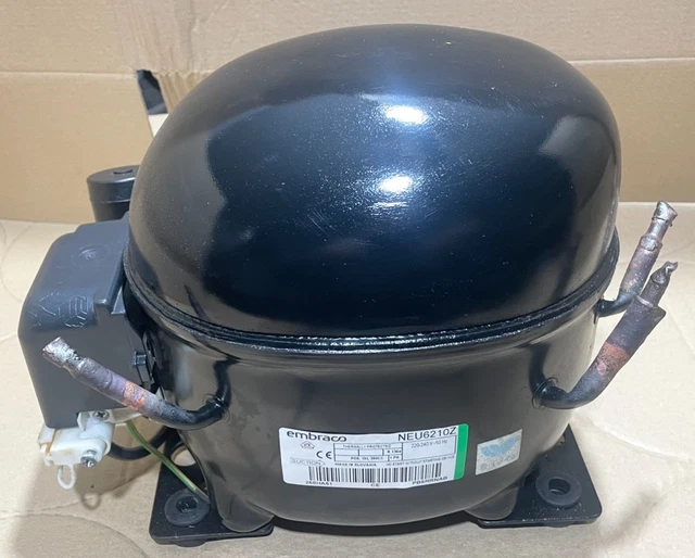 EMBRACO COMPRESSOR NEU6210Z R134a 220-240v~50Hz 1/3HP = Danfoss FR11G £ ...