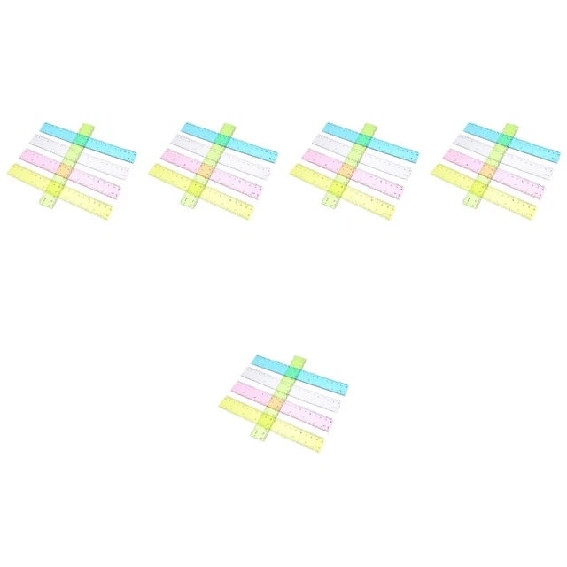 25 PCS STUDENT Drafting Ruler Engineering Drawing Rulers Precise ...