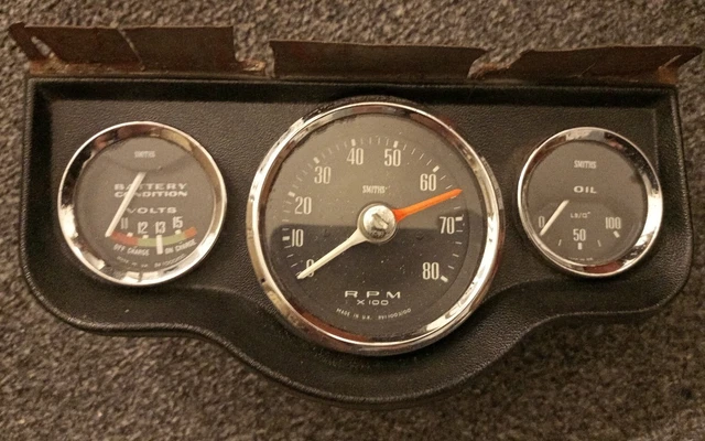CLASSIC 1960S SMITHS Max Hand Rev Counter, Triple Gauge £350.00 ...