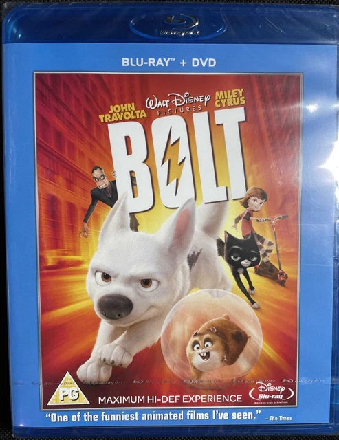 DISNEY PIXAR'S BOLT Blu Ray + DVD (New and Sealed) £4.49 - PicClick UK