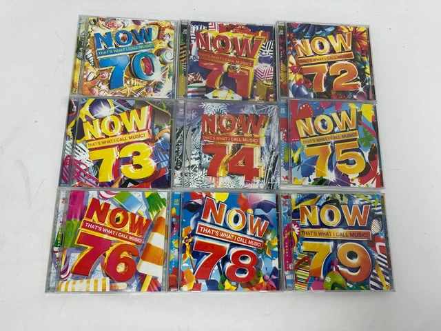 NOW THAT'S WHAT I Call Music! CD Bundle x4 CDs 70-76, 78 + 79 | D52 G85 ...