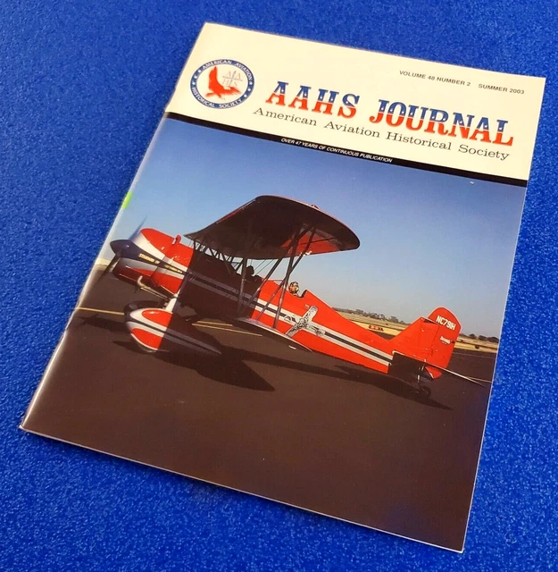 AAHS JOURNAL: VOL 48, No. 2 Summer 2003 Aircraft Reference Aviation ...