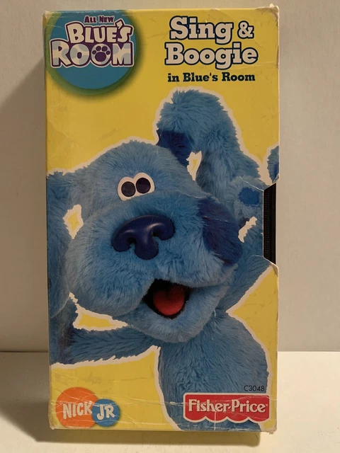 NICK JR BLUE’S Clues Room Sing & Boogie VHS Video Tape Nickelodeon ...