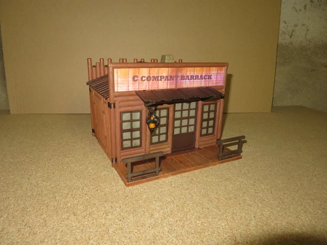 PLAYMOBIL WESTERN FORT C Company Barrack (customisé) EUR 27,50 ...