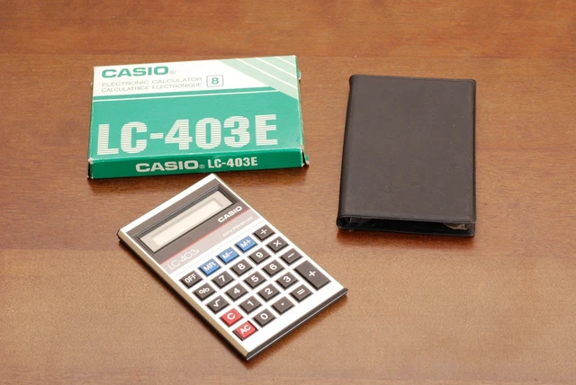 CASIO LC-403E ELECTRONIC Vintage LCD Calculator £5.00 - PicClick UK