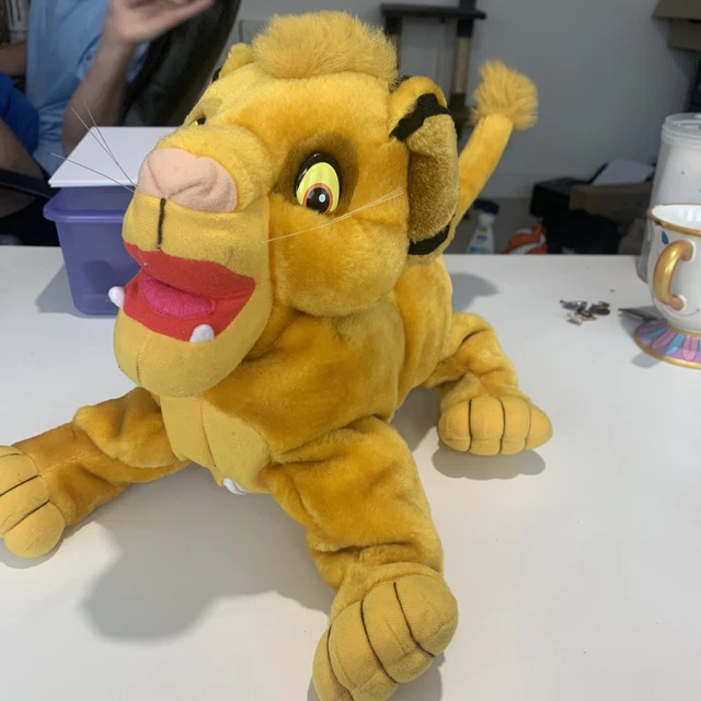 RARE WALT DISNEY The Lion King Simba Large Pj Pyjamas Case Soft Toy ...