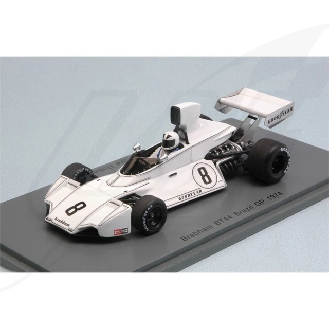 [FR] SPARK MODEL BRABHAM BT44 R.ROBARTS 1974 N.8 15th BRAZILIAN GP 1:43 ...