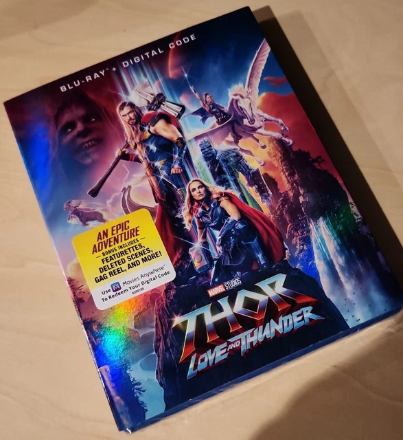 THOR: LOVE AND Thunder (Blu-Ray, Digital 2022) Brand New & Sealed With Slipcover EUR 15,42 ...