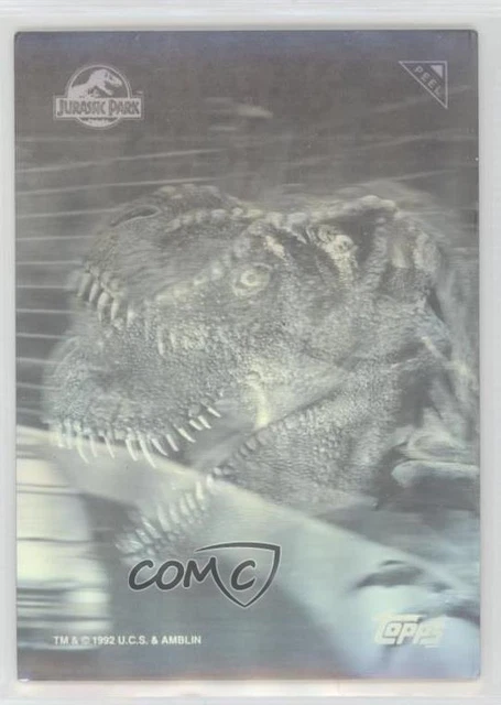 1993 TOPPS JURASSIC Park Hologrammes Tyrannosaurus Rex #1,3 h3x EUR 6 ...