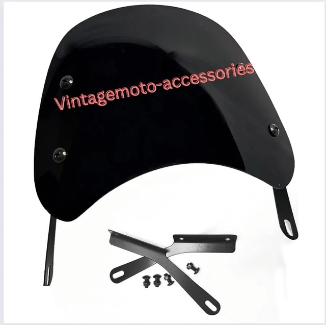 FIT FOR ROYAL Enfield Tinted Fly Screen WindShield Hunter/Meteor 350 ...