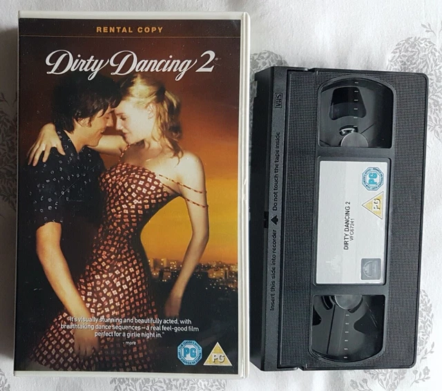 DIRTY DANCING 2 HAVANA NIGHTS (VHS) BIG BOX - Patrick Swayze + January ...