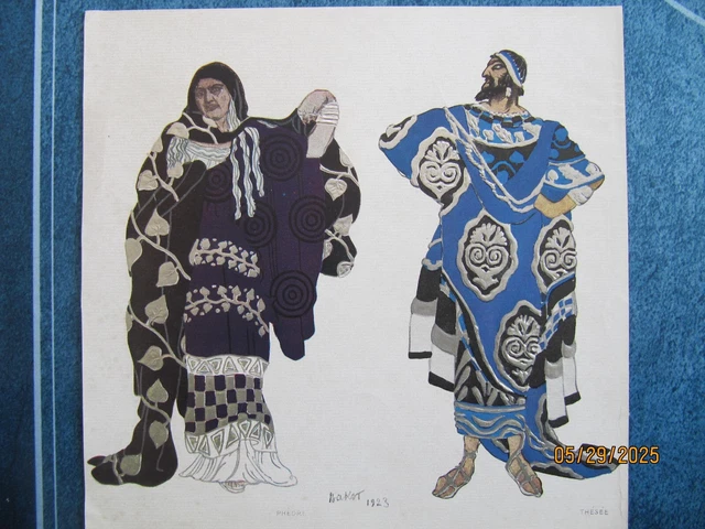 LÉON BAKST - pochoir - Ballets Russes EUR 200,00 - PicClick FR