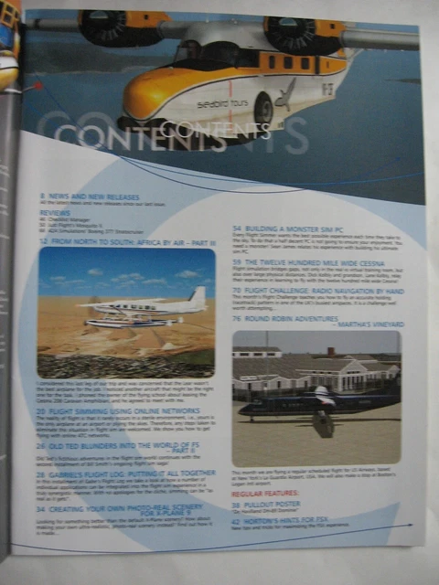 COMPUTER PILOT MAGAZINE Nov 2008 Desktop Pilots & Flight Simulator ...