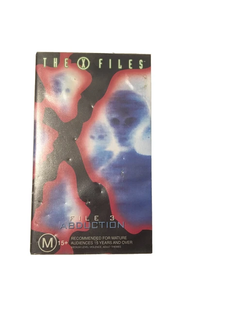 VHS THE X Files “FILE 3 ABDUCTION”. David Duchovny & Gillian Anderson ...