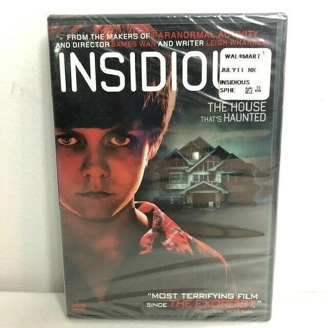 INSIDIOUS DVD WITH Bonus Features New Horror Patrick Wilson Rose Byrne ...