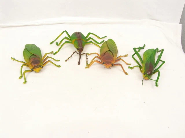 VINTAGE FIGURINES IMPERIAL INSECTS! Rubber Toys 1980's Mixed LARGE Size ...