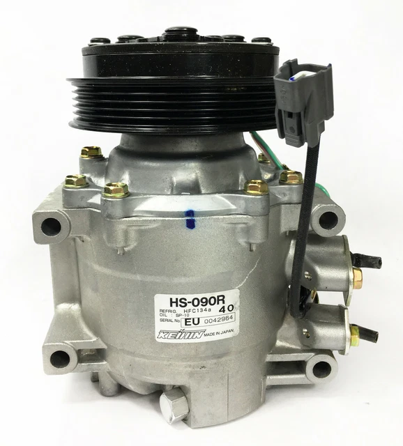 GENUINE HONDA JAZZ Air Con A/C Compressor Pump HS-090R HFC134A ...