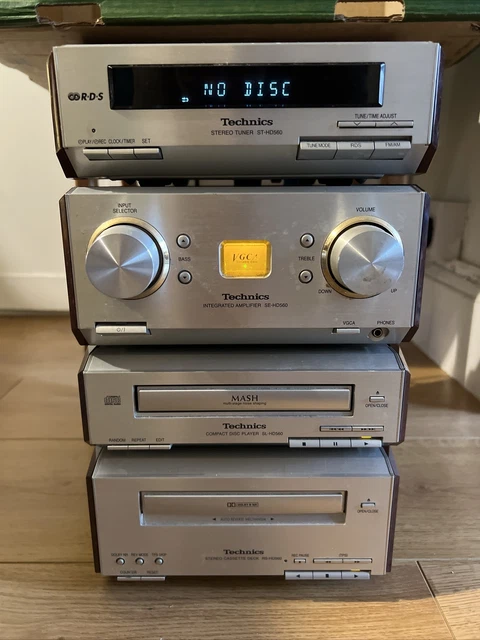 TECHNICS SE-HD560 AMP ST-HD560 Tuner RS-HD560 Tape SL-HD560 CD Stereo ...