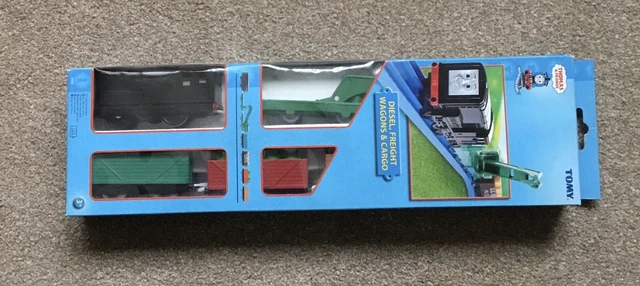 THOMAS THE TANK engine Trackmaster Tomy Diesel Freight Wagons And Cargo ...
