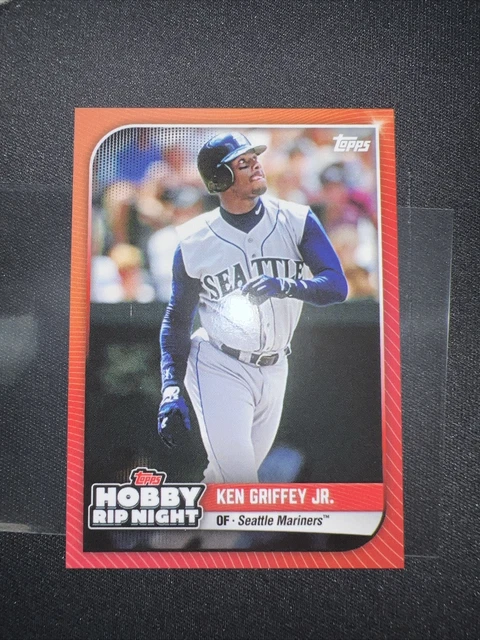 2024 TOPPS HOBBY Rip Night Ken Griffey Jr. Mariners 14 - SSP Rosso ...